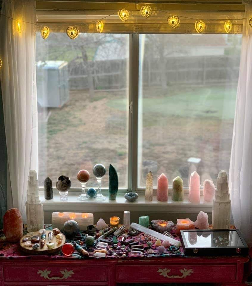 Charging Your Crystals Under the Full Moon